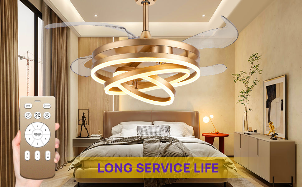 RETRACTABLE CEILING FANS: ELEGANCE AND FUNCTIONALITY FOR YOUR HOME ...