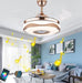 Retractable ceiling fan with Bluetooth speaker – Exclusive Home Decorations