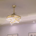Retractable ceiling fan with LED light rings – Exclusive Home Decorations