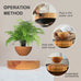 Rotating Magnetic Levitation Floating Planter – Exclusive Home Decorations